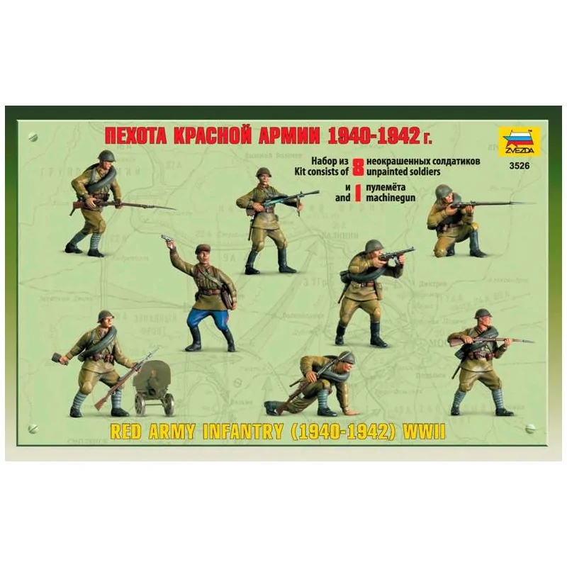 ZVEZDA 3526 Red Army Infantry (1940-42)
