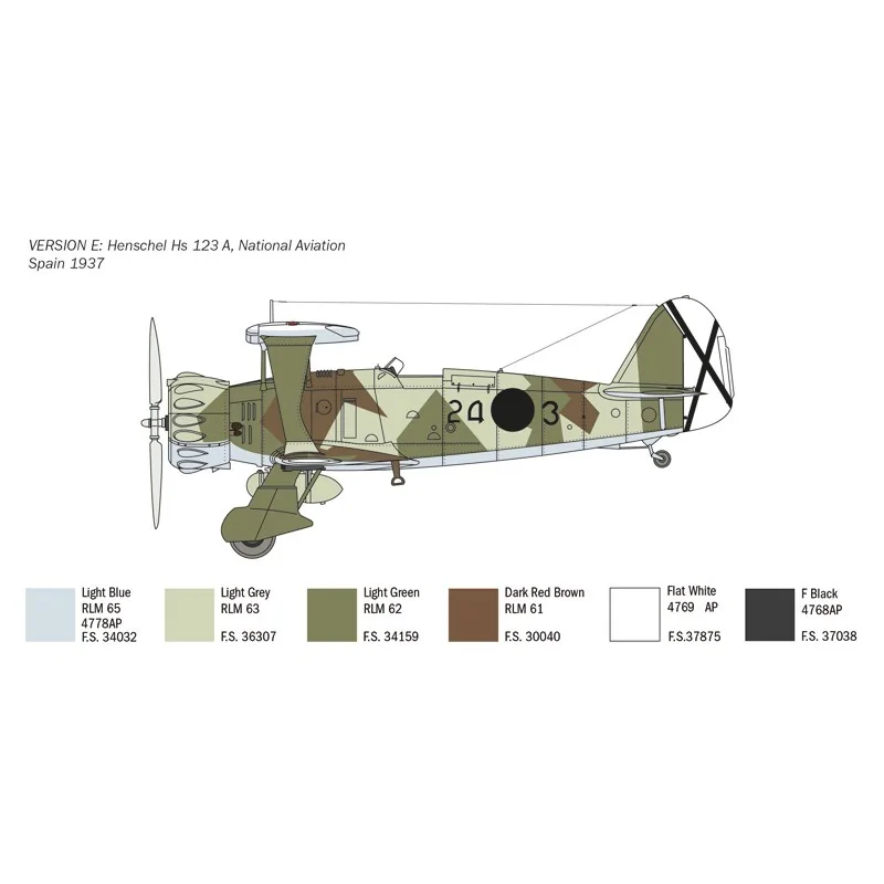 HENSCHEL HS 123 Italeri 2819