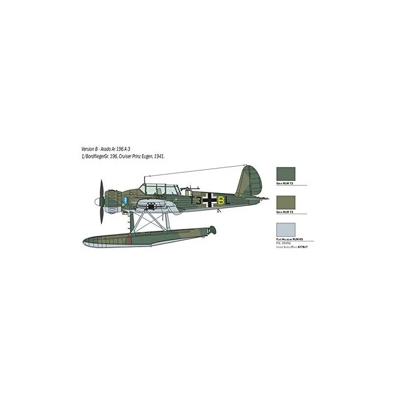 ITALERI 2784 - ARADO AR 196 A-3 - ESCALA 1/48